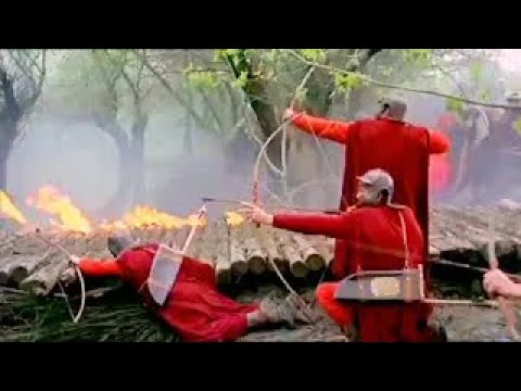 Massacre In The Black Forest (1967) ~ Teutonic Tribes Vs Roman Army | River Ambush Scene! Part 1/2