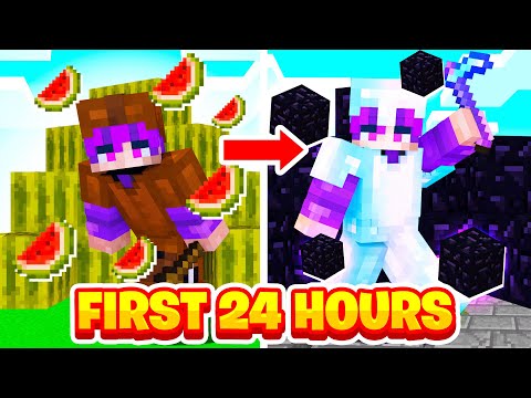 MY FIRST 24 HOURS ON MINECRAFT GENS! | Minecraft Tycoon Gens | OPLegends #1