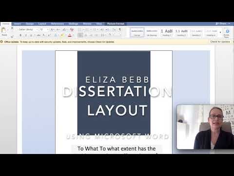 Dissertation Layout HD 720p
