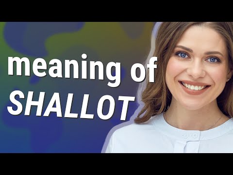 Shallot | meaning of Shallot