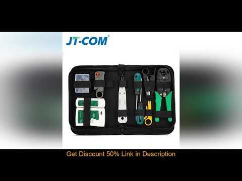 Top 14 pcs/set LAN Network Repair Tool LAN Cable Tester RJ45 Crimping pliers Portable Wire Cutter S
