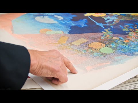 What is linen-backing of original vintage posters?