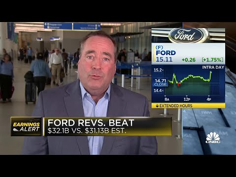 Ford beats top and bottom line, reaffirms full year guidance