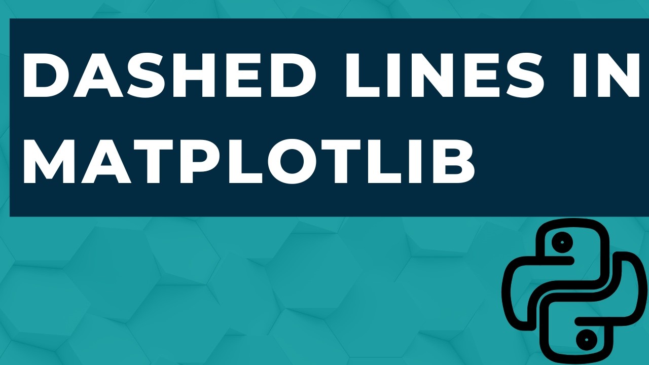 Create Dashed Lines in Matplotlib