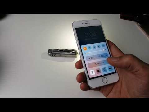 How to Turn ON/OFF Flashlight with Shortcut | iPhone 6 & 6 Plus