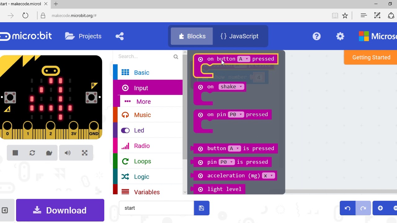 Programming - Micro:bit Input and Output