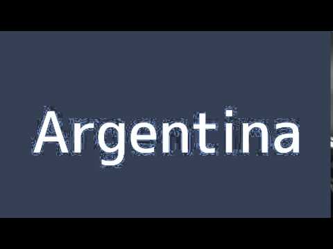 How to say Argentina in Spanish