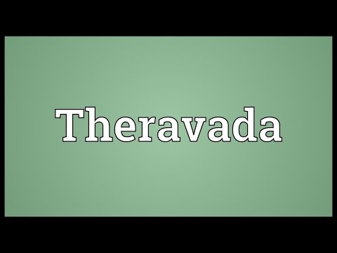 Theravada Meaning