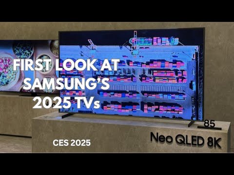 First look at Samsung's 2025 TV line-up at CES 2025