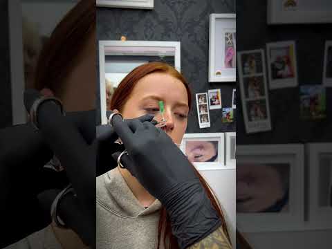 NOSE PIERCED ๐ฑ FULL PROCESS