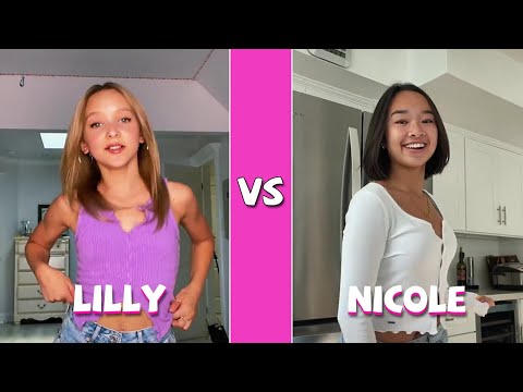 Lilly Ketchman Vs Nicole Laeno TikTok Dance Compilation