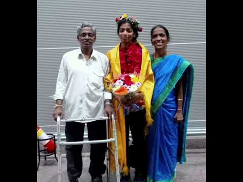 Welcome to Chennai 💐🥳 Our first Woman Grandmaster of Tamilnadu 🥳 Vaishali Ramesh Babu 👏🥳#chess#India