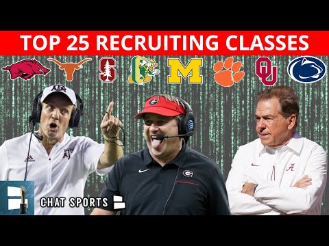 College Football Recruiting: Top 25 Ranked Classes Leading Up To 2022 Early National Signing Day