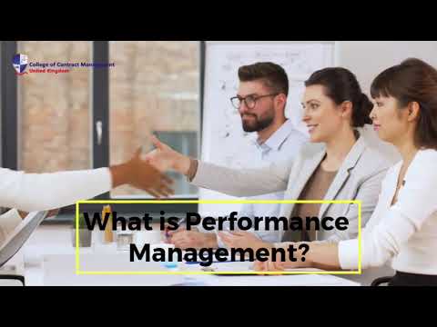 What is performance management
