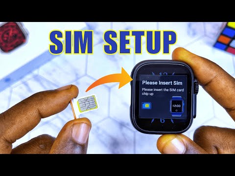 S8 Ultra Smart Watch SIM Card Insert And Setup
