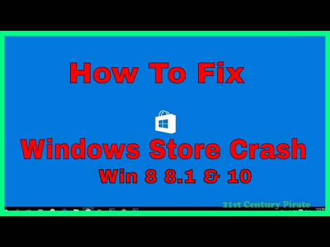 How to fix Windows Store Crash | Windows Store Not Working or Opening Fixed | For Windows 8 & 10