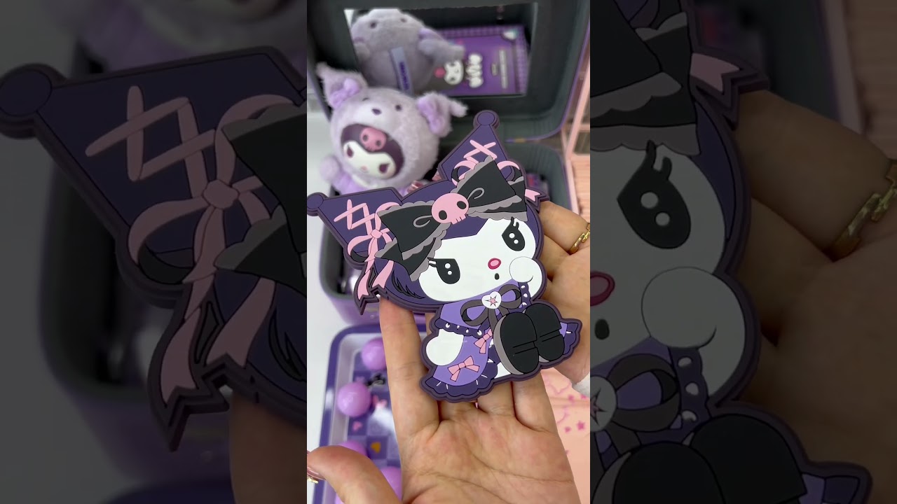 Cute Gift Kuromi Box 🎁💜 #asmr #sanrio #packageorderswithme #kuromi