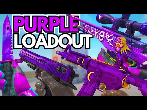 BEST PURPLE Inventory in CS2 (BUDGET Purple Skins Loadout 2024)