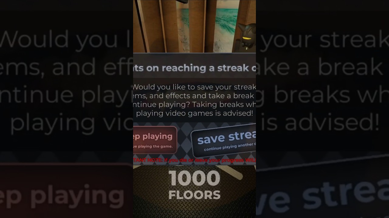 HITTING A 1000 FLOOR STREAK IN REGRETEVATOR!! #regretevator #roblox
