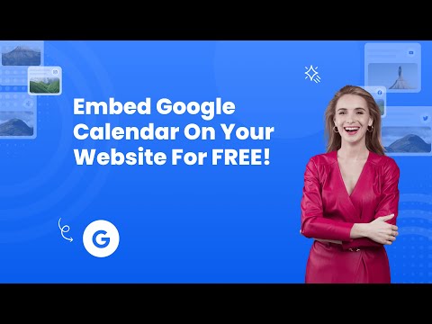 How to embed Google calendar on your website for FREE? #embed #googlecalendar #website #sociablekit