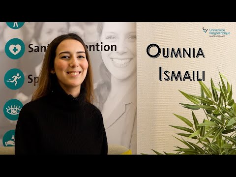 Portrait d'une étudiante UPHF : Oumnia Ismaili