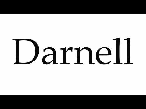 How to Pronounce Darnell