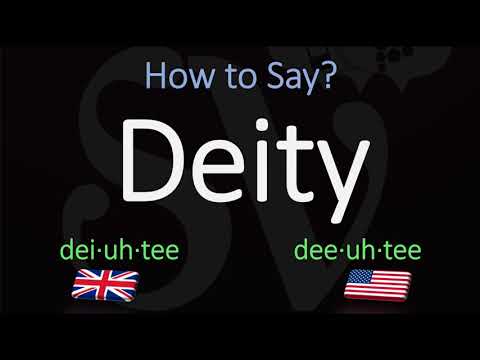 How to Pronounce Deity? | British Vs American English Pronunciation