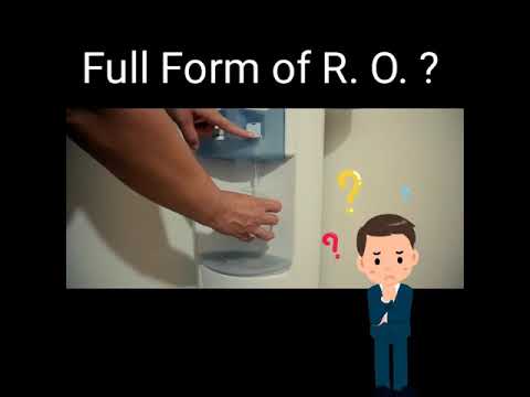 What is the full form of R. O. ? #shorts