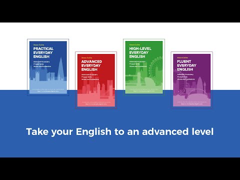 Everyday English Books - Learn high level English conversation and comprehension.