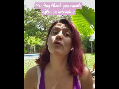 Is it necessary to send a thank you email after an interview?