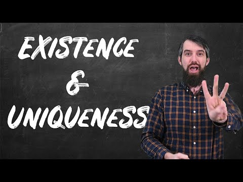 The Big Theorem of Differential Equations: Existence & Uniqueness