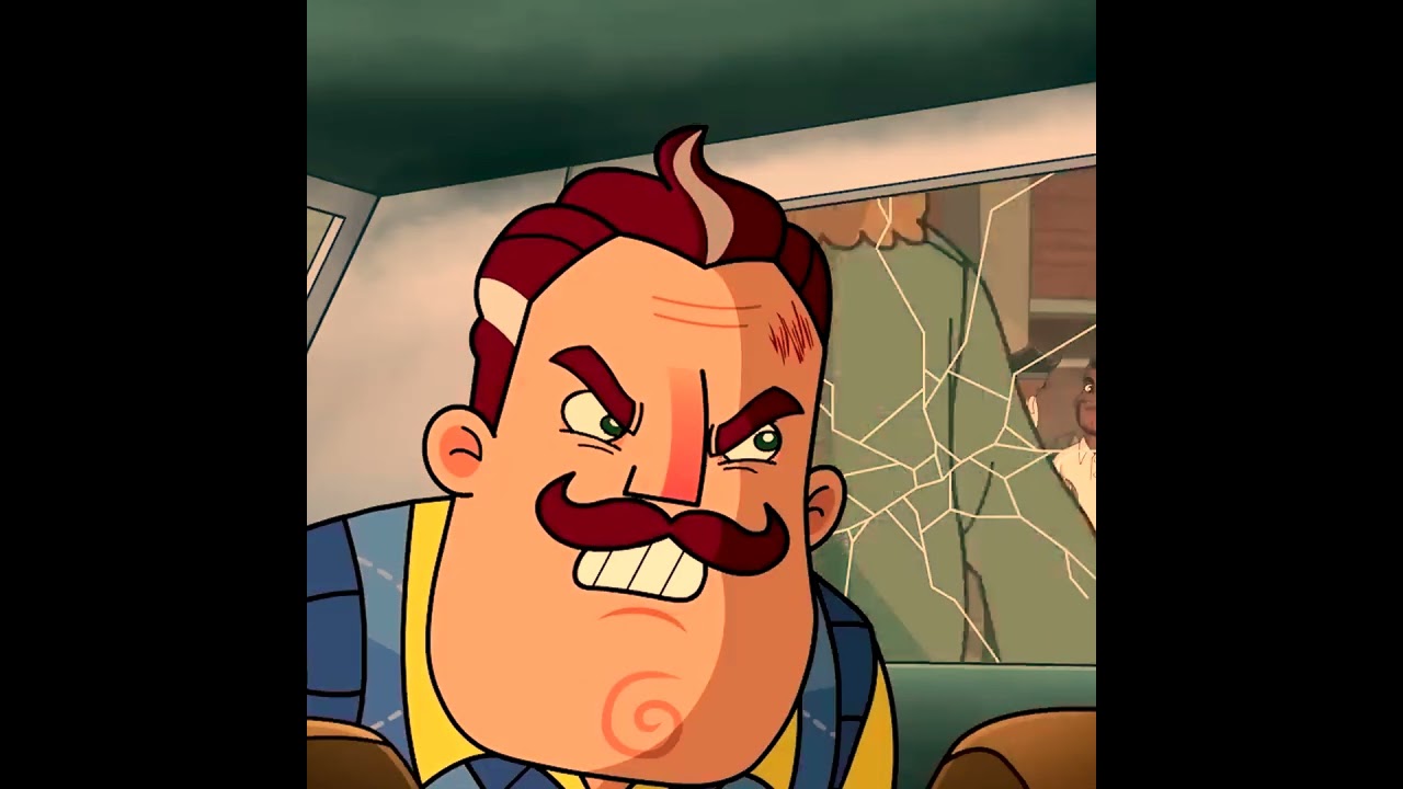 POV: AURA OF TRINITY HELLO NEIGHBOR ANIMATED ☠️☠️☠️#minegaming92 #edit #horrorgame