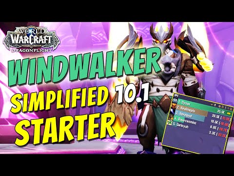 Windwalker MONK 10.1 - STARTER Guide and Build for Beginners and Casuals