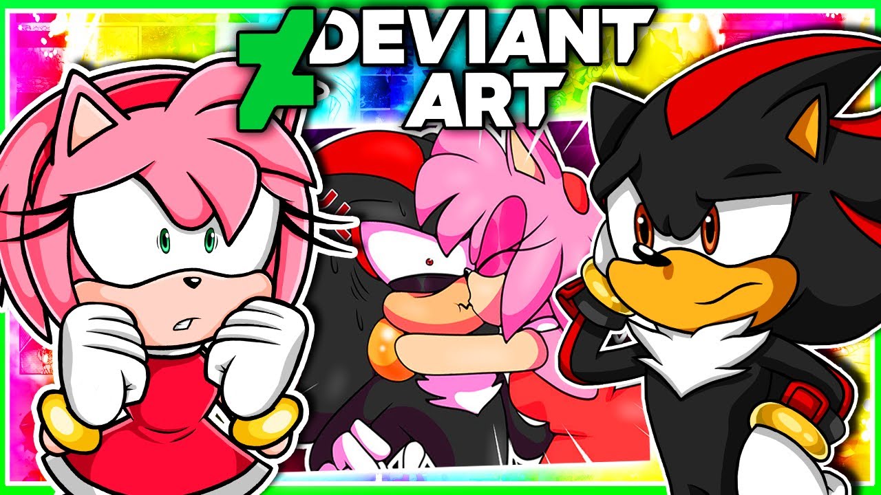 Shadow & Amy Visit DEVIANTART AGAIN?! - SHADAMY EVERYWHERE!?