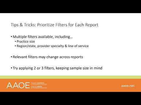 Benchmarking Survey - Tips and Tricks