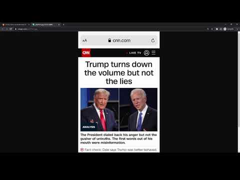2020 Final Presidential Debate: Reddit r/Politics Read Through