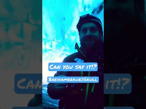 Can you pronounce Breiðamerkurjökull!? Iceland #shorts