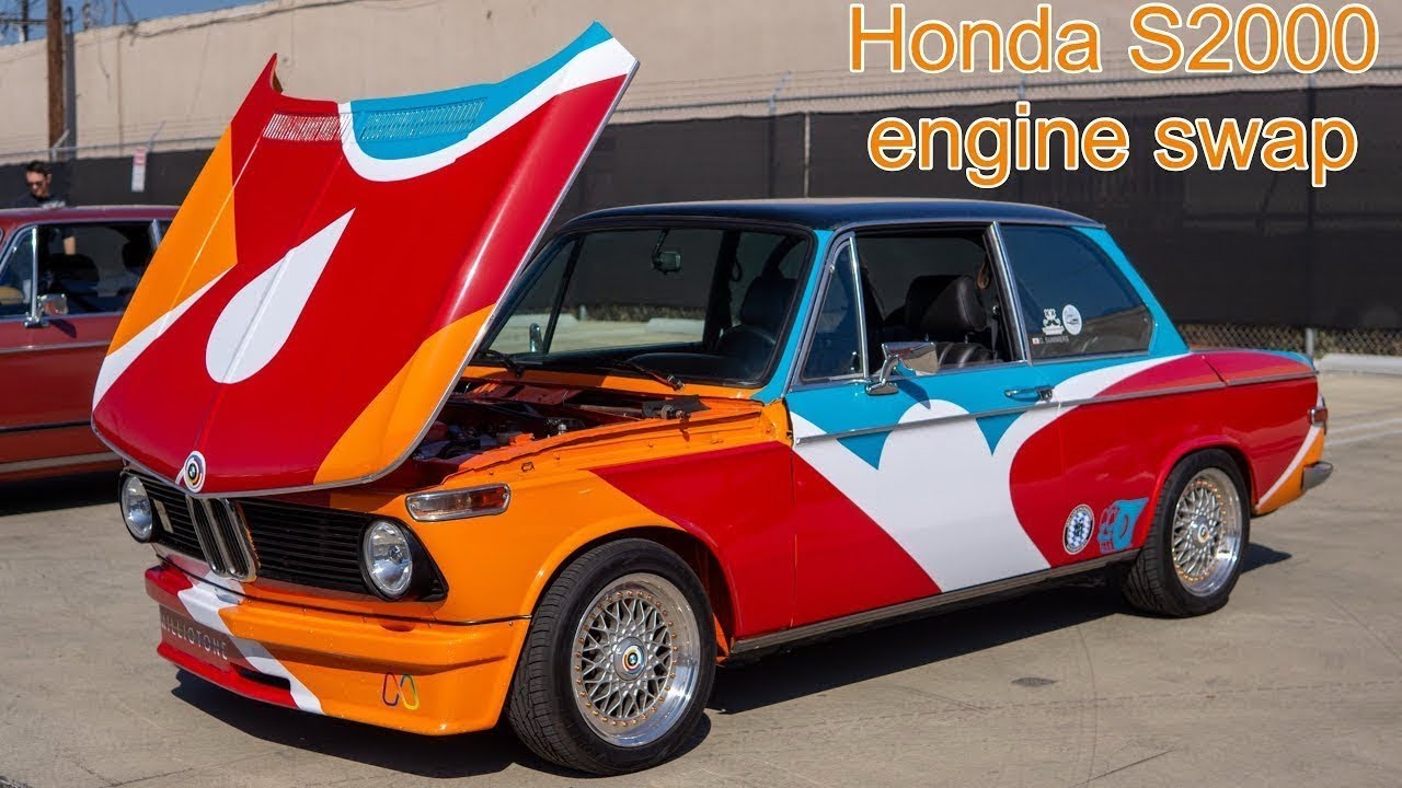 BMW 2002 with a Honda S2000 engine 