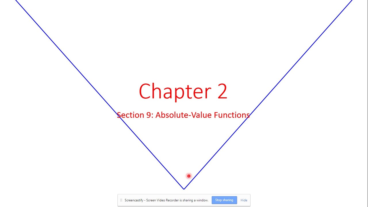 2 9 Absolute Value Functions