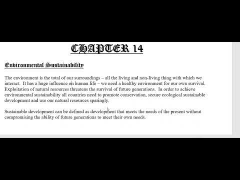 Definition of environment