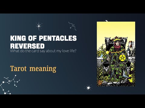 King of Pentacles reversed💡my love life?💡Tarot meaning