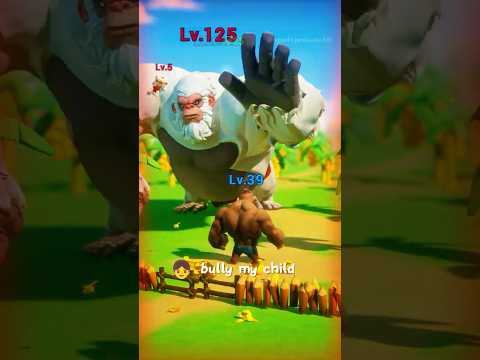 Must Play Mobile Game-Age of Apes 🐒🍌Daddy Monkey's protection #shorts #video #games #gaming