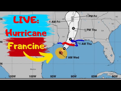 Watch Live: Tracking Hurricane Francine's Path and Impact