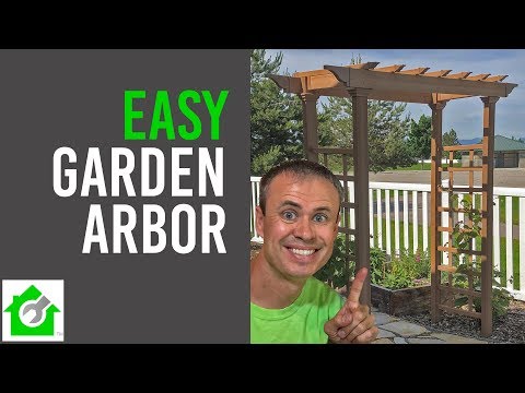 How to Install a Garden Arbor