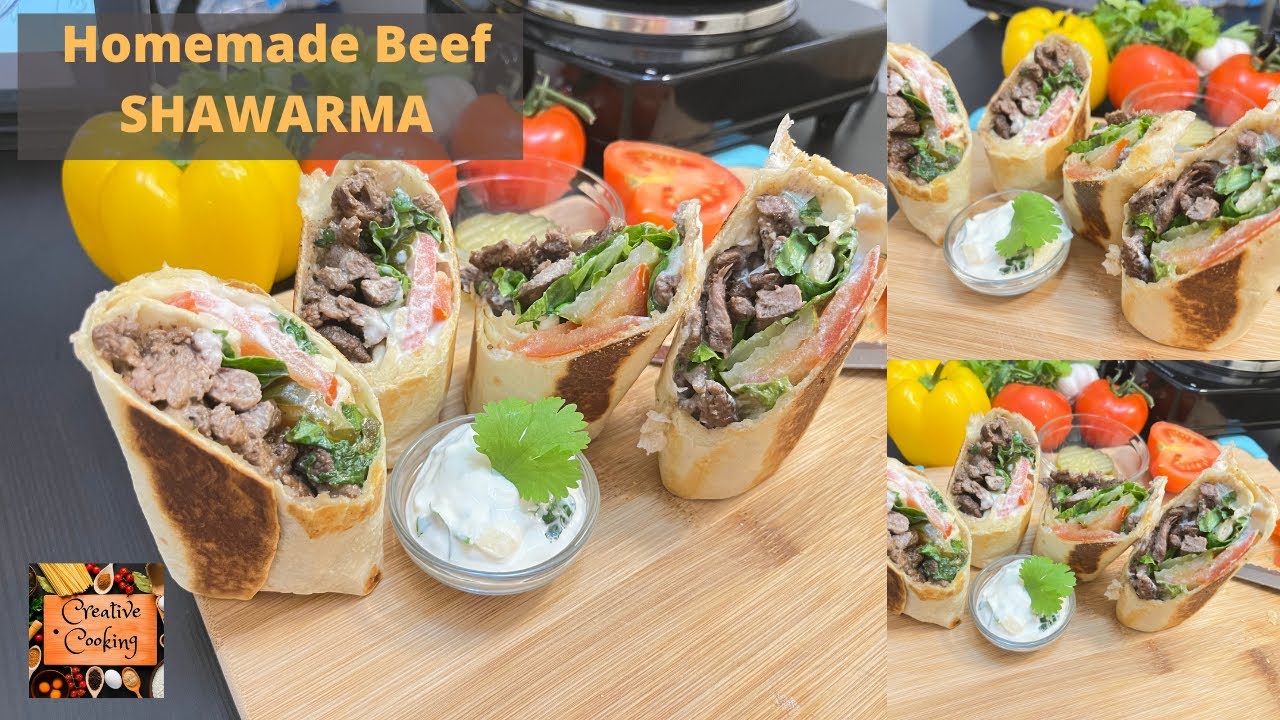 How to Make Perfect Beef Shawarma at Home | Creative Cooking