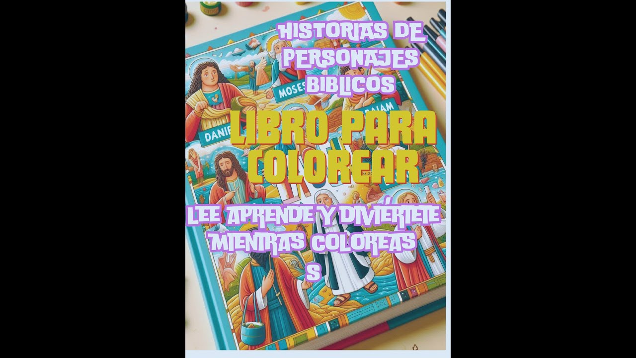 Historias de Personajes bíblicos libro para colorear ver2
