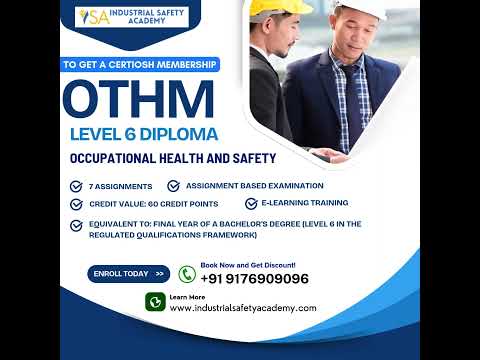 OTHM Level 6 Diploma Course in Chennai & India - UK Qualification courses- Industrial Safety Academy