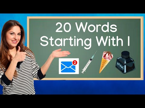 Phonics Letter I | Words That Start with Letter i | Words that start with I - Vocabulary