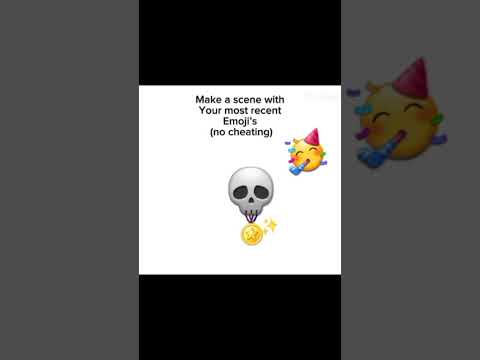 make a scene with your most recent emojis