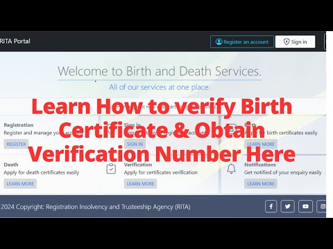 Jinsi ya kuhakiki cheti cha kuzaliwa erita - How to verify birth certificate erita portal tanzania